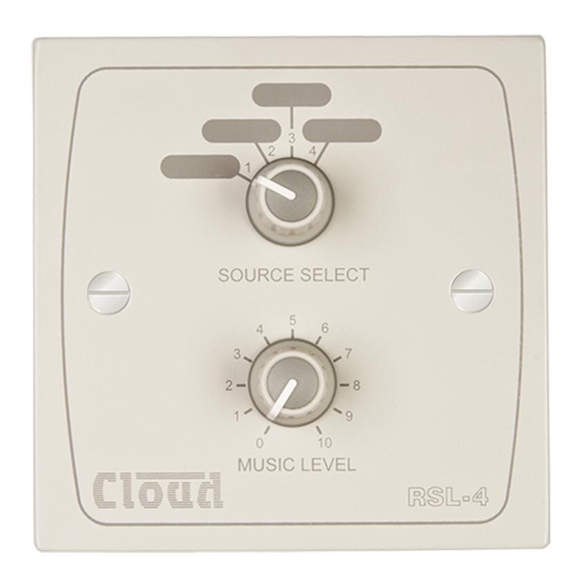Commercial Audio - Cloud Electronics RSL-4W, Remote Source Selector ...