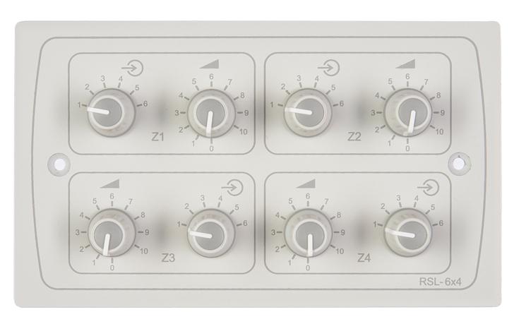 Commercial Audio - Cloud Electronics RSL-6x4W, 4 Way Remote Source ...