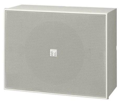 Commercial Audio - TOA BS-678B Wooden Cabinet Speaker. 6W @ 100V. White.