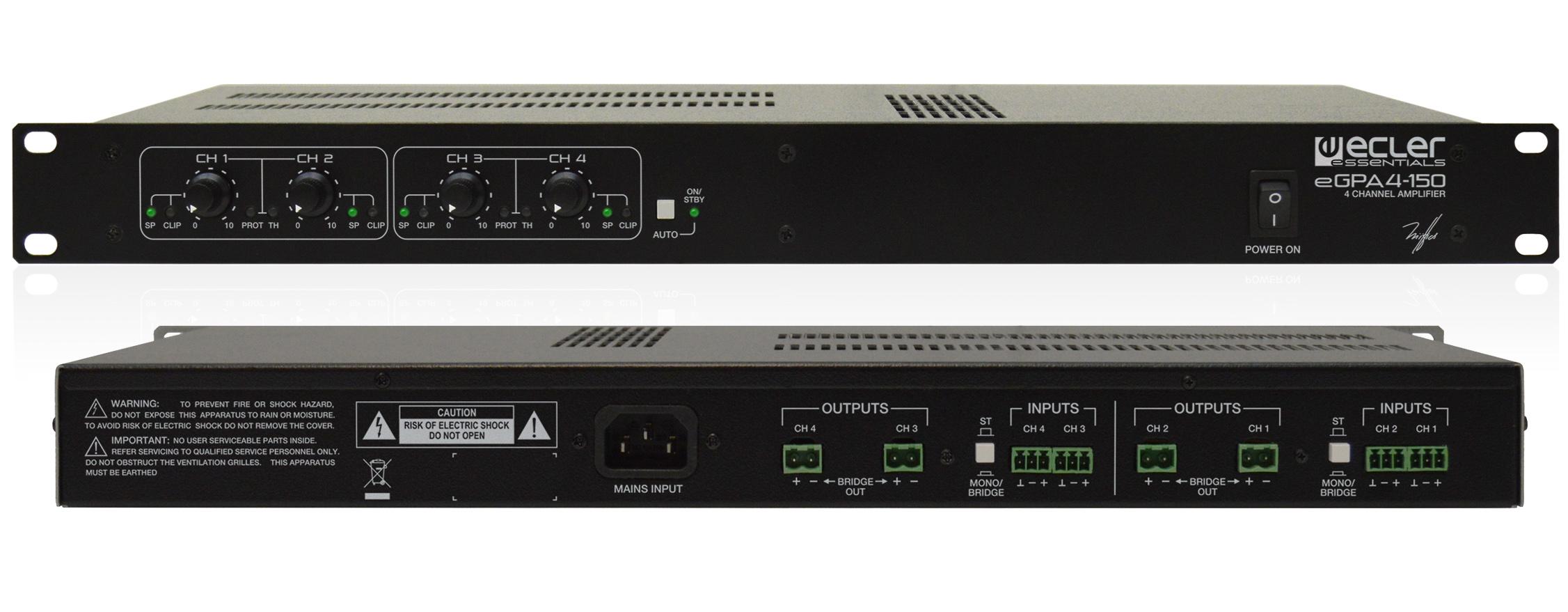 Commercial Audio - Ecler eGPA4-150