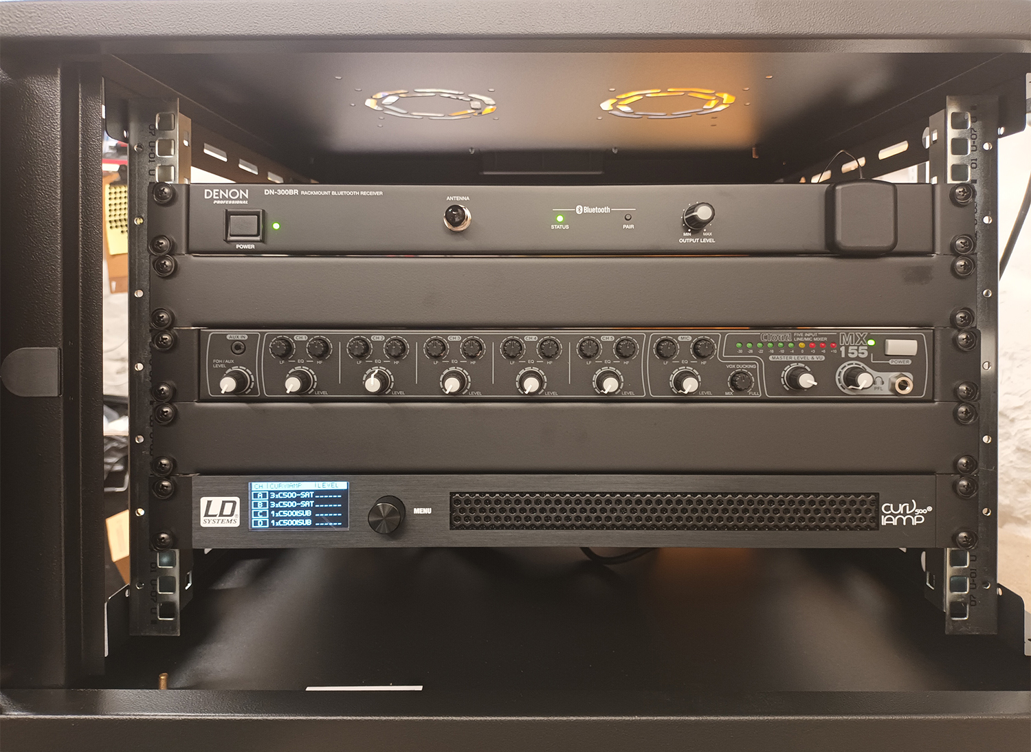 Commercial Audio - Dance Studio Rack