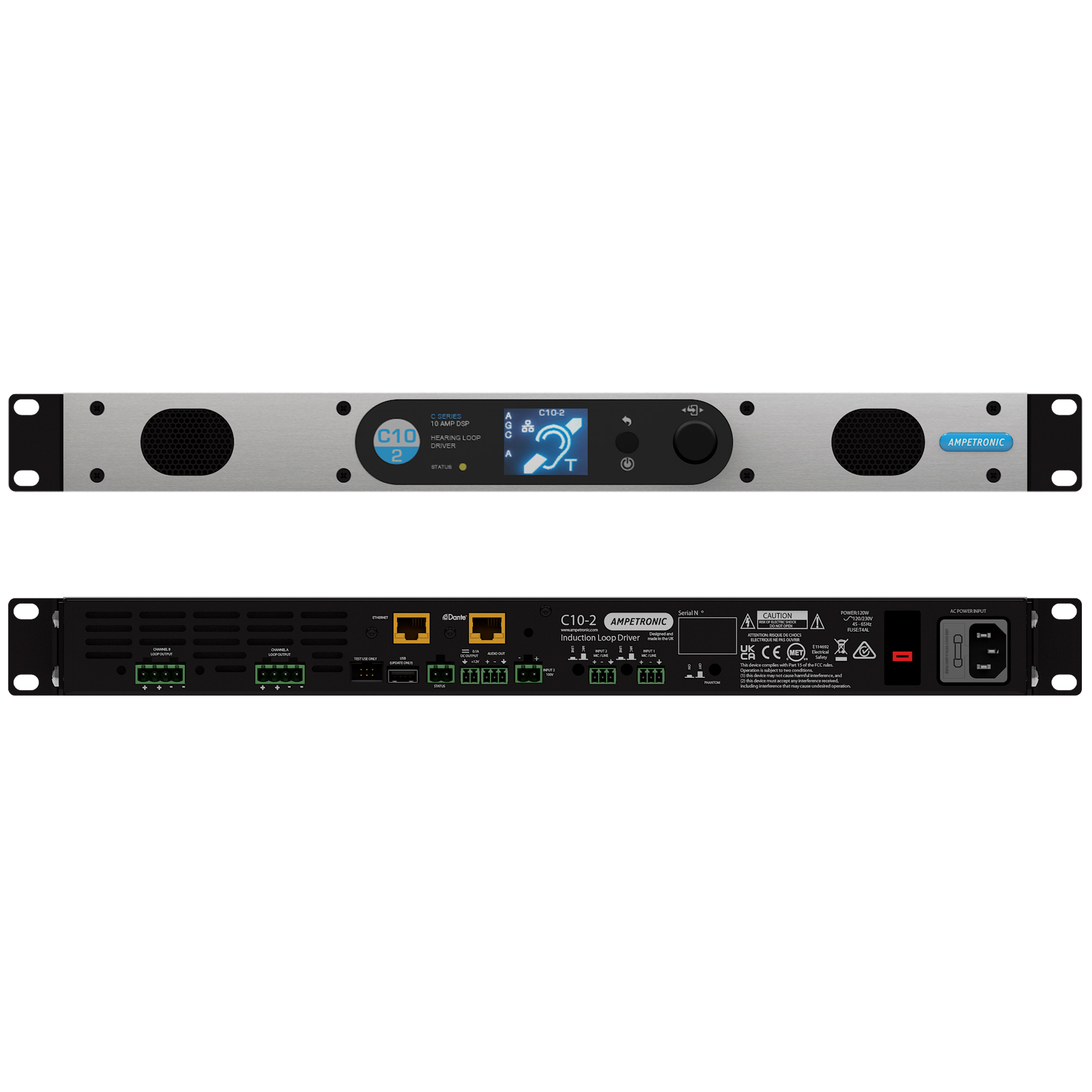 Commercial Audio - Ampetronic C10-2N